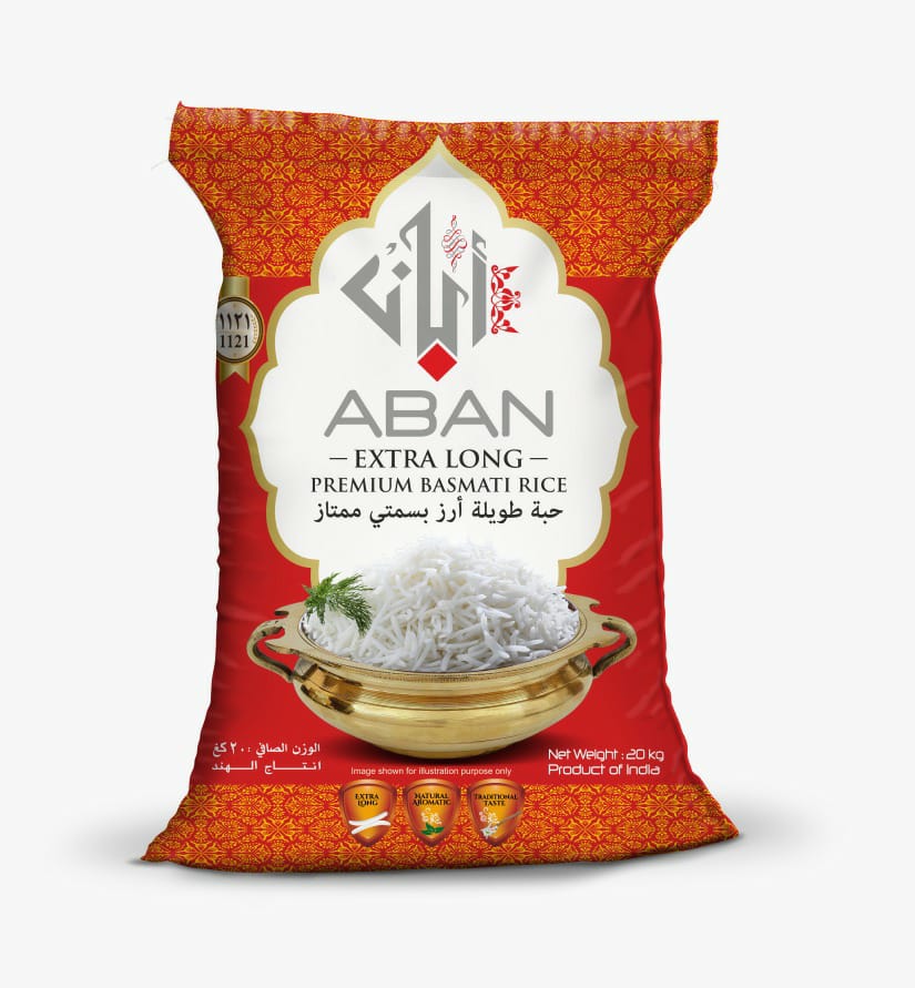 Aban Extra Large Premium Basmati Rice 20kgs - .a - eshopify