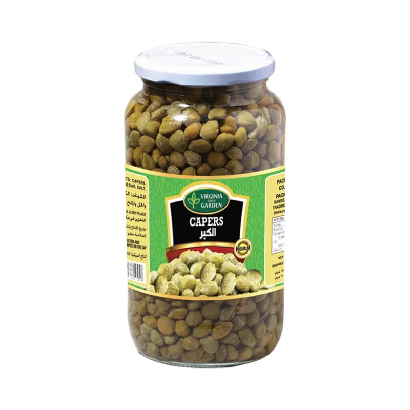 Virginia Green Garden Capers In Vinegar (6*910gms) - .a - eshopify