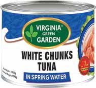 Virginia Green Garden White Chunks Tuna In Spring Water (6*1850gms ...
